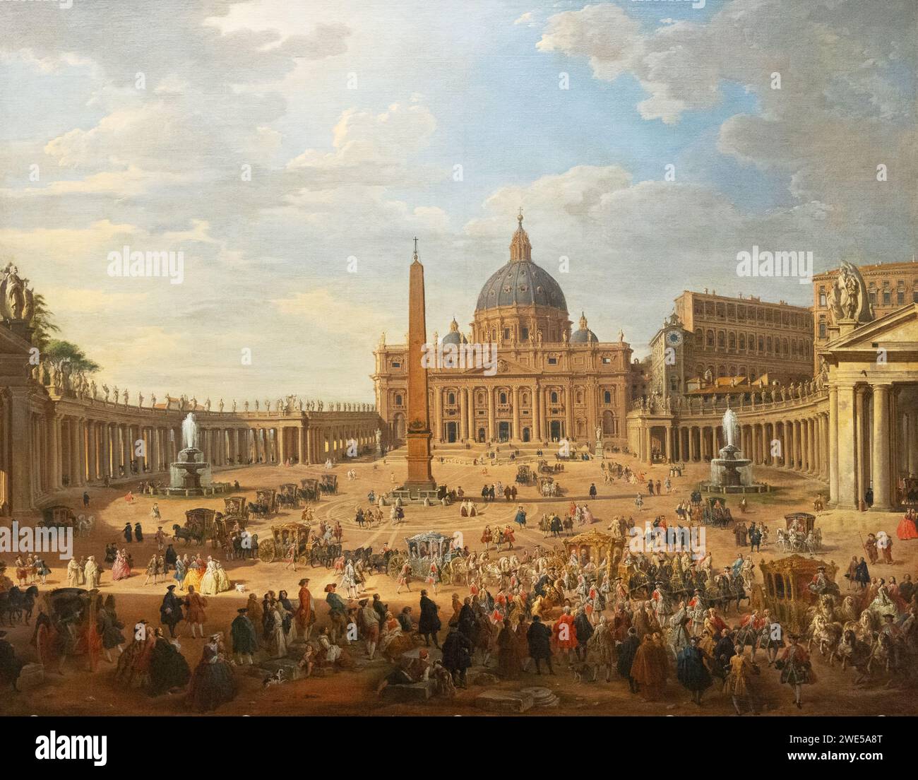 The duc de choiseul on saint peters square in rome hi-res stock photography and images - Alamy