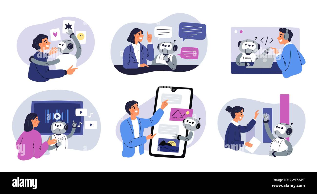 Artificial intelligence. Human interaction with AI, joint tasks ...