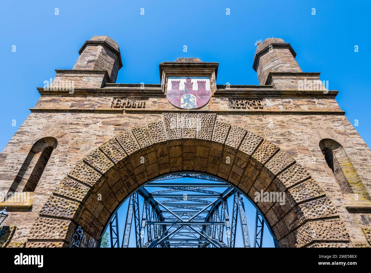 Old harburg elbe bridge hi-res stock photography and images - Alamy