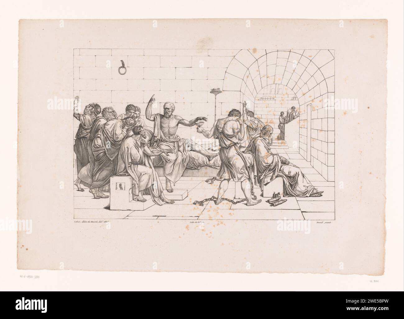 Jacques louis david socrates hi-res stock photography and images - Alamy