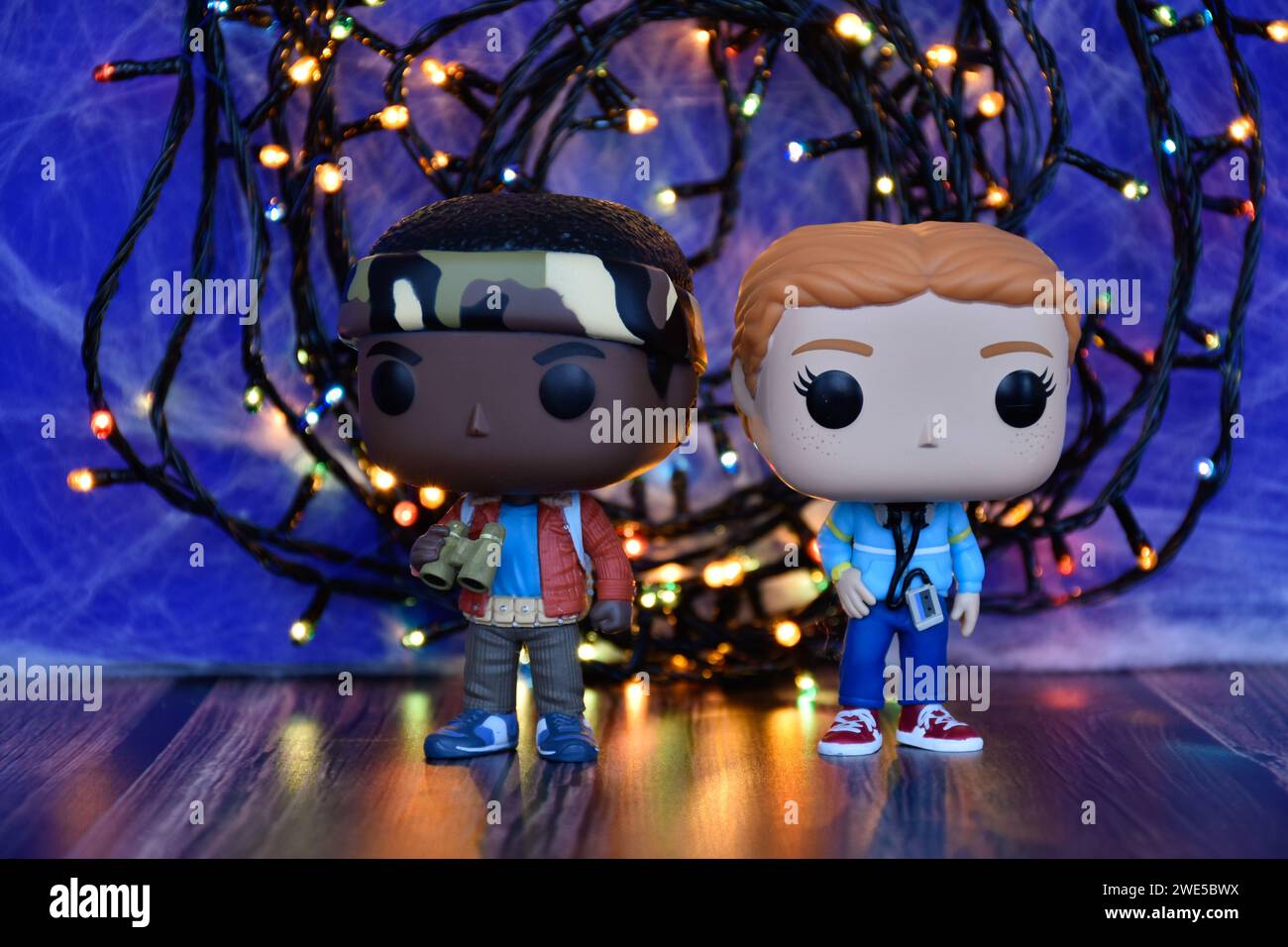 Funko Pop action figures of Lucas and Max from popular horror TV series ...