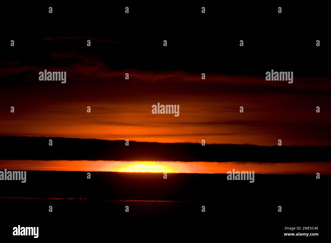 Fall Sunrise over the Beaufort sea and 1002 area of the ANWR Alaska ...