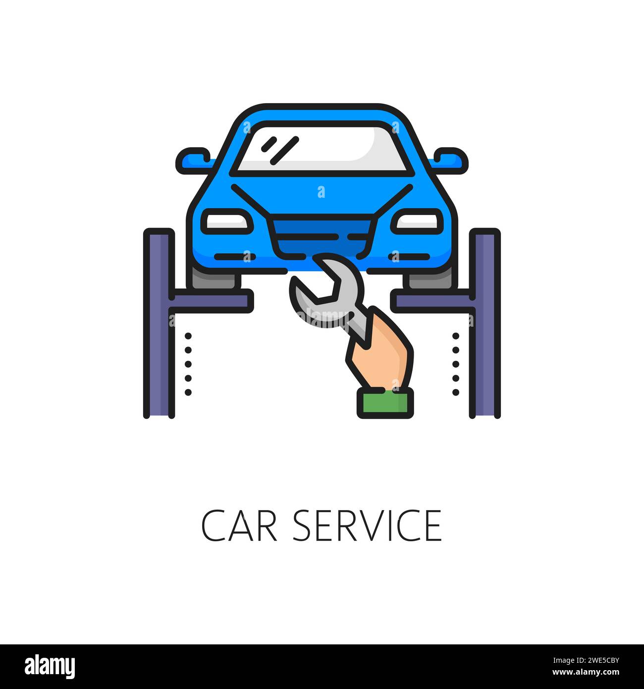 Buy warranty icon outline Stock Vector Images - Alamy