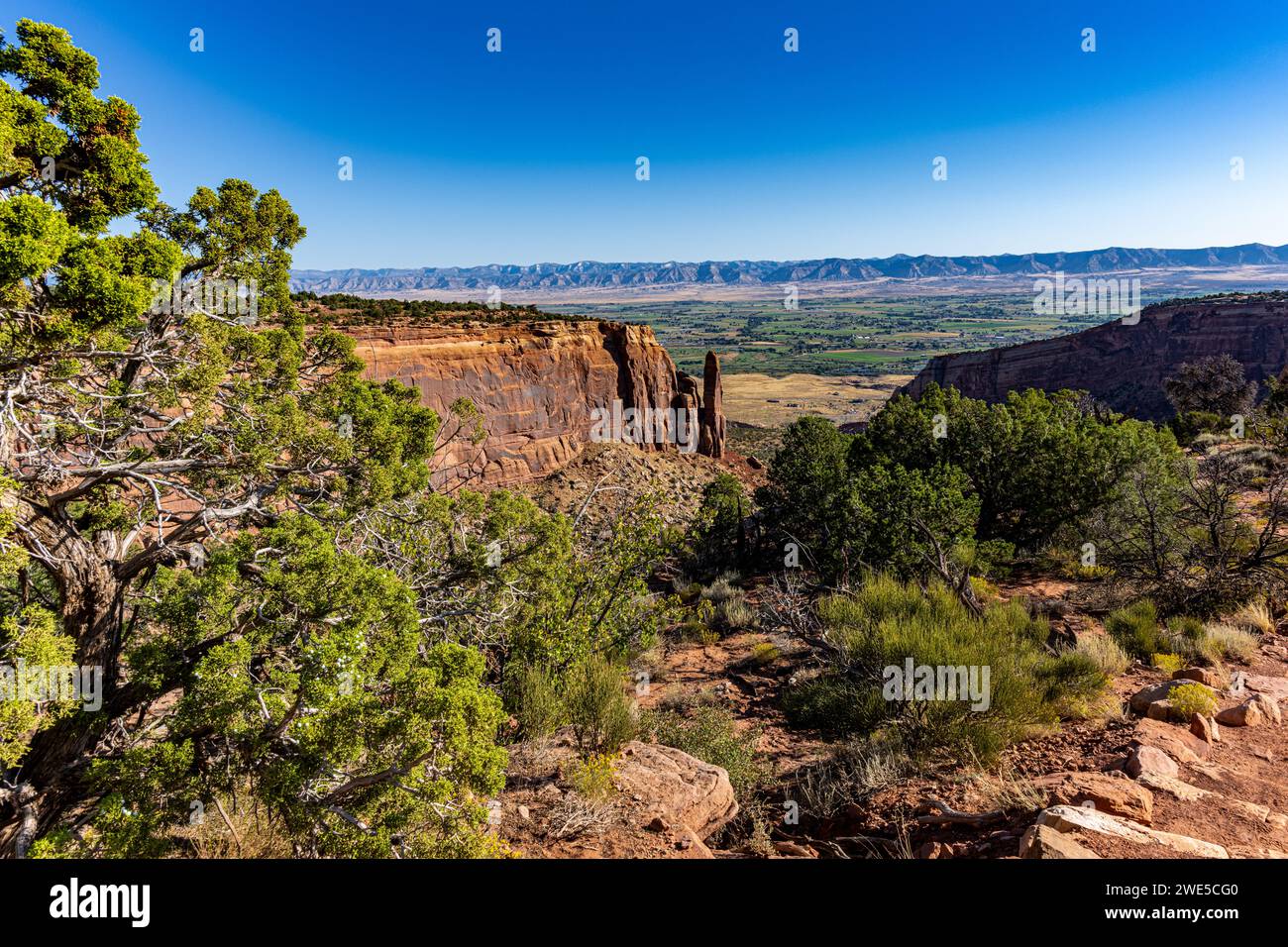 Monumnetas and Canyons as viewed off of Rim Rock Drive in Colorado ...
