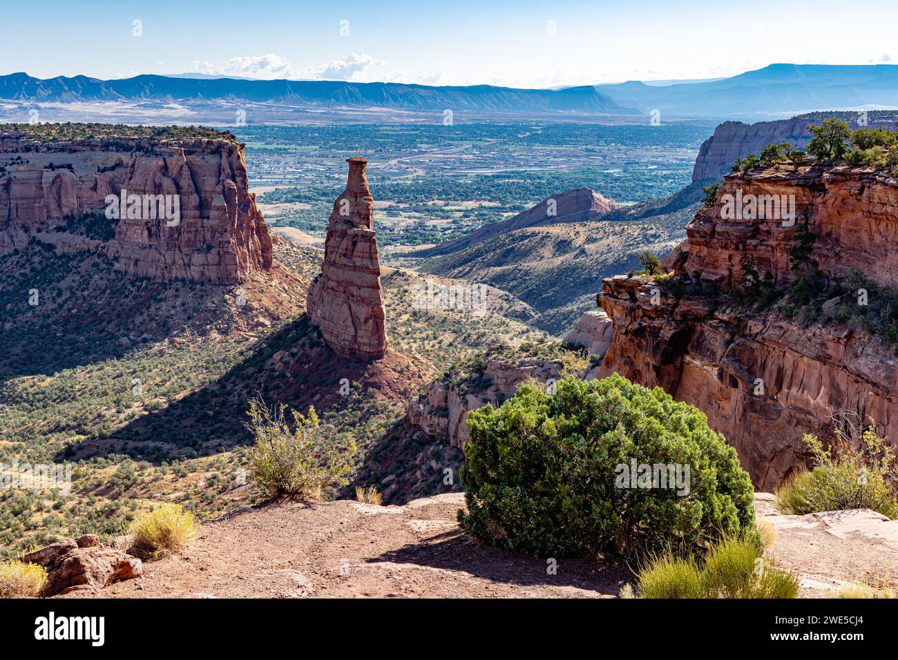 Monumnetas and Canyons as viewed off of Rim Rock Drive in Colorado ...