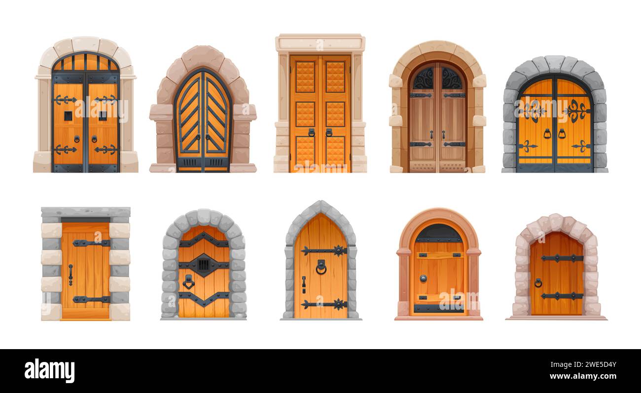 Church entrance doorway Stock Vector Images - Alamy