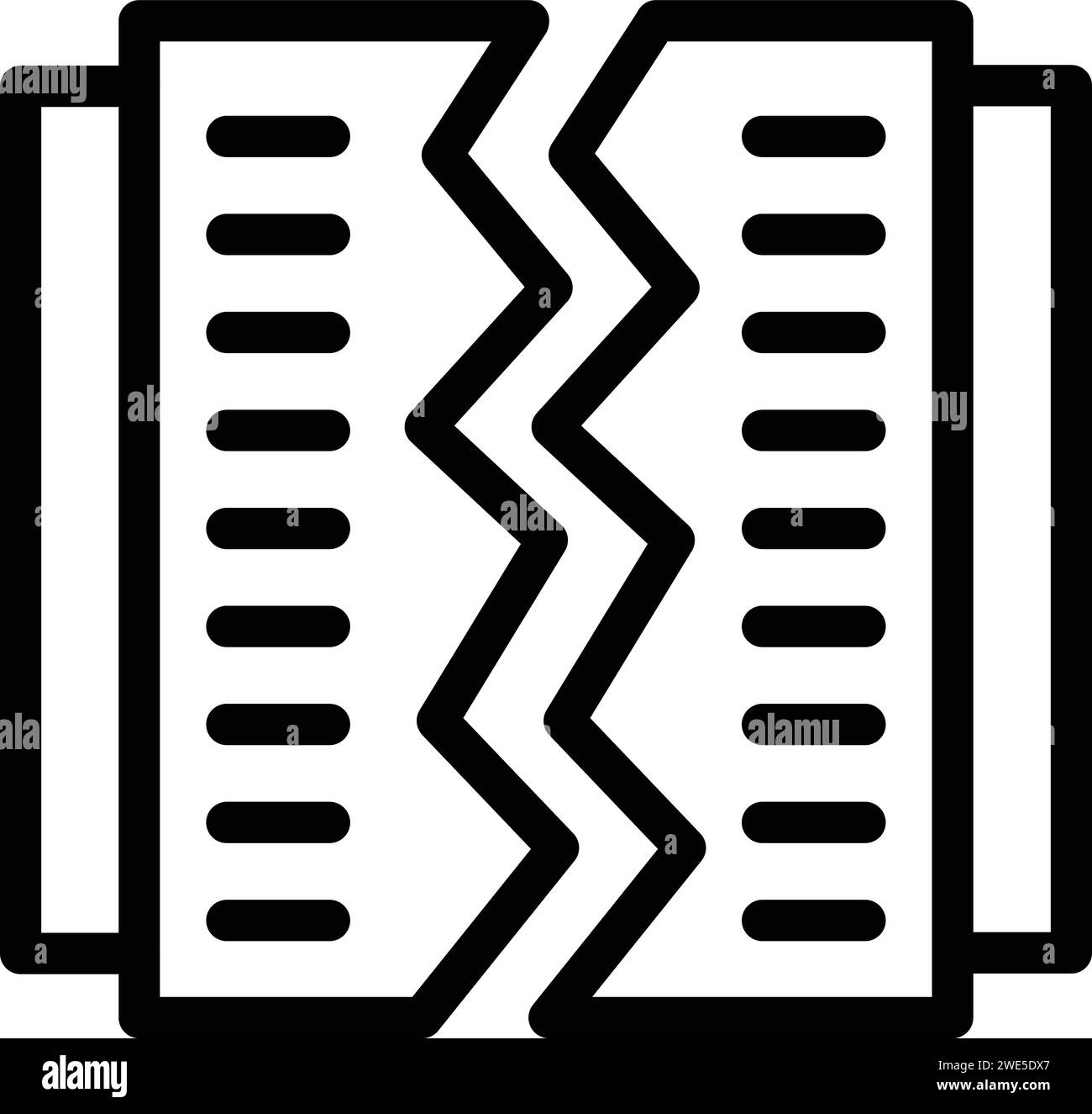 Broken infrastructure Stock Vector Images - Alamy