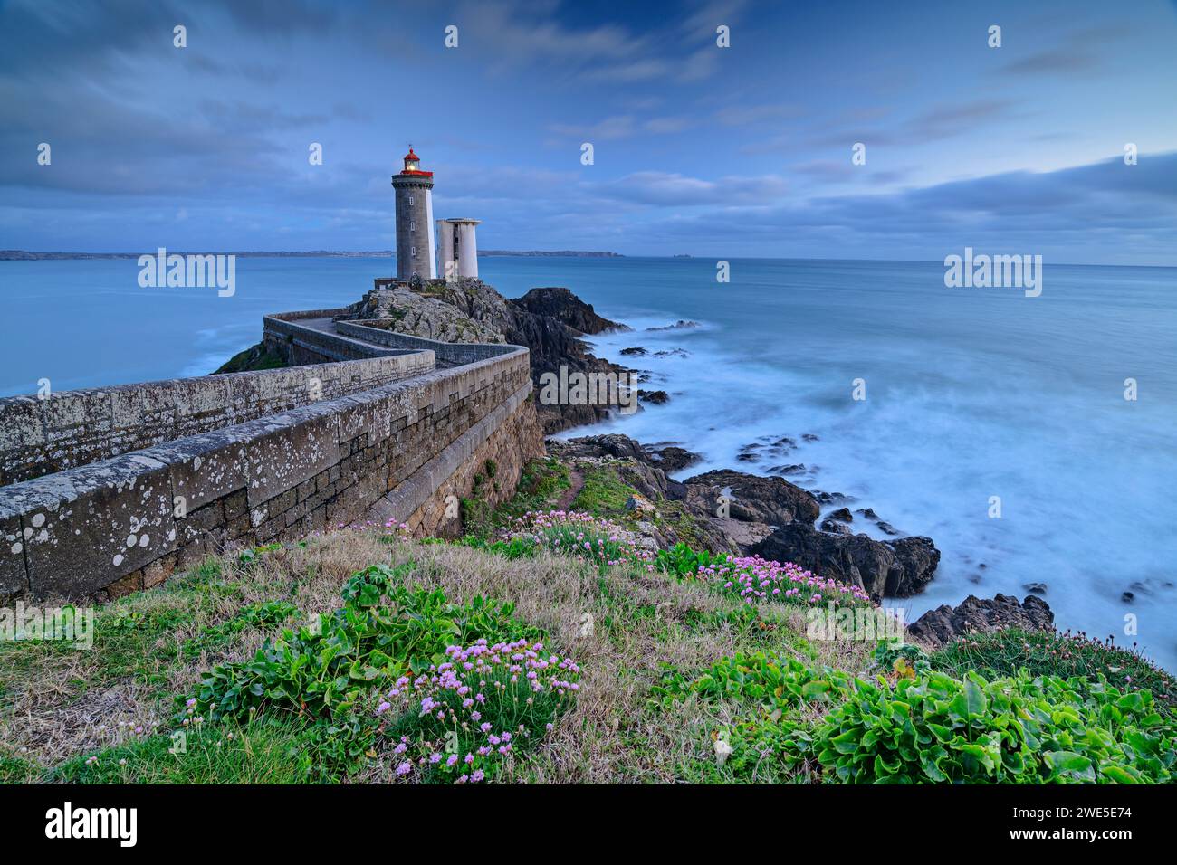 Petit Minou Lighthouse, Phare du Petit Minou, Plouzané, Strait of Brest ...