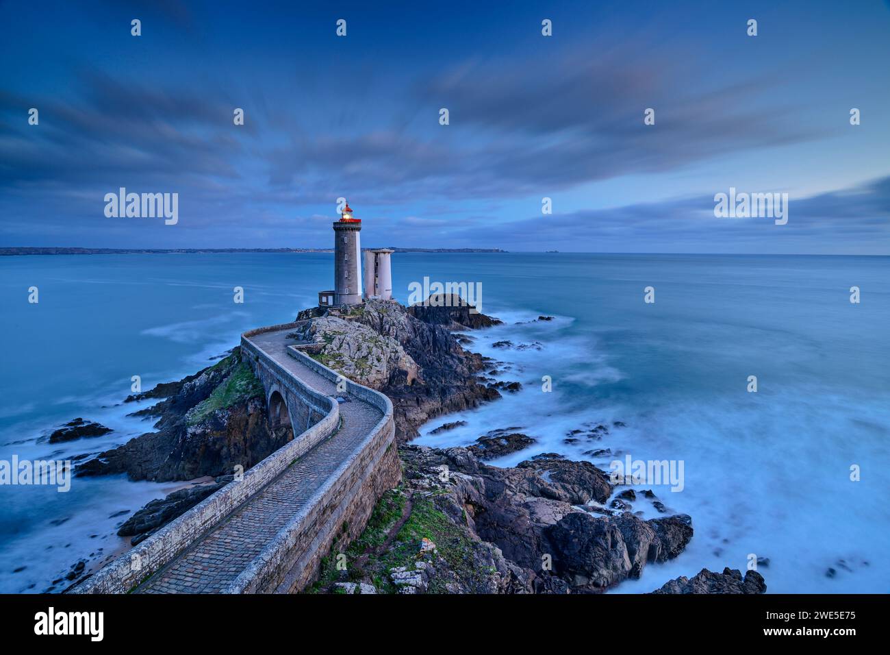 Petit Minou Lighthouse, Phare du Petit Minou, Plouzané, Strait of Brest ...