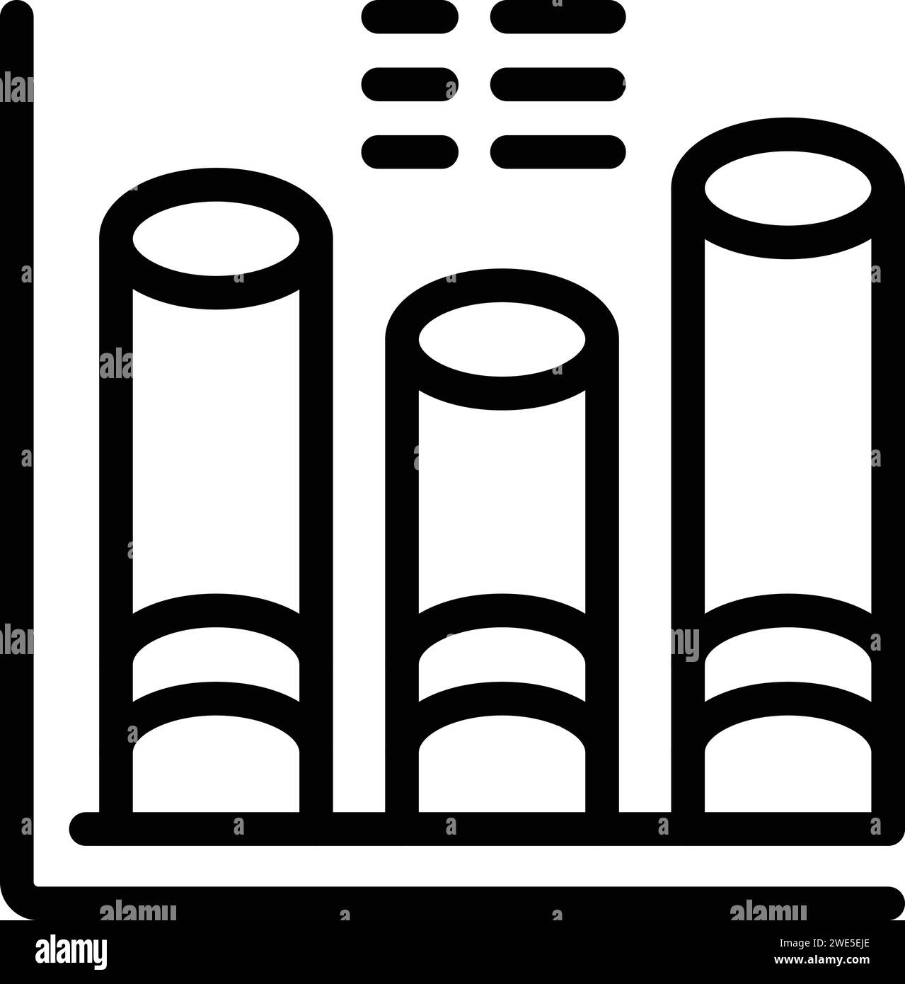 Graph passcode fail icon outline vector. Attack broken. Bankrupt signal ...