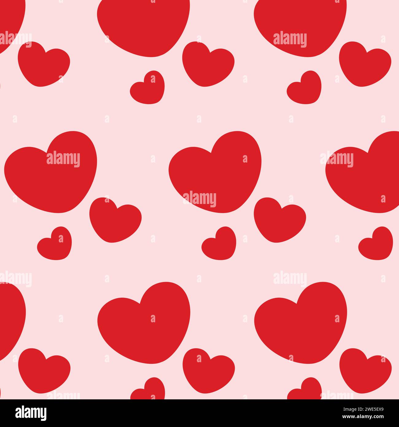 Heart seamless dots hi-res stock photography and images - Alamy