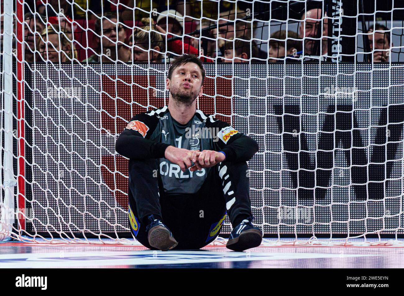 Hamburg, Deutschland. 23rd Jan, 2024. Niklas Landin Jacobsen (Daenemark ...