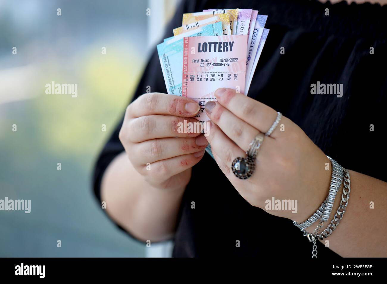 India lottery ticket hi-res stock photography and images - Alamy