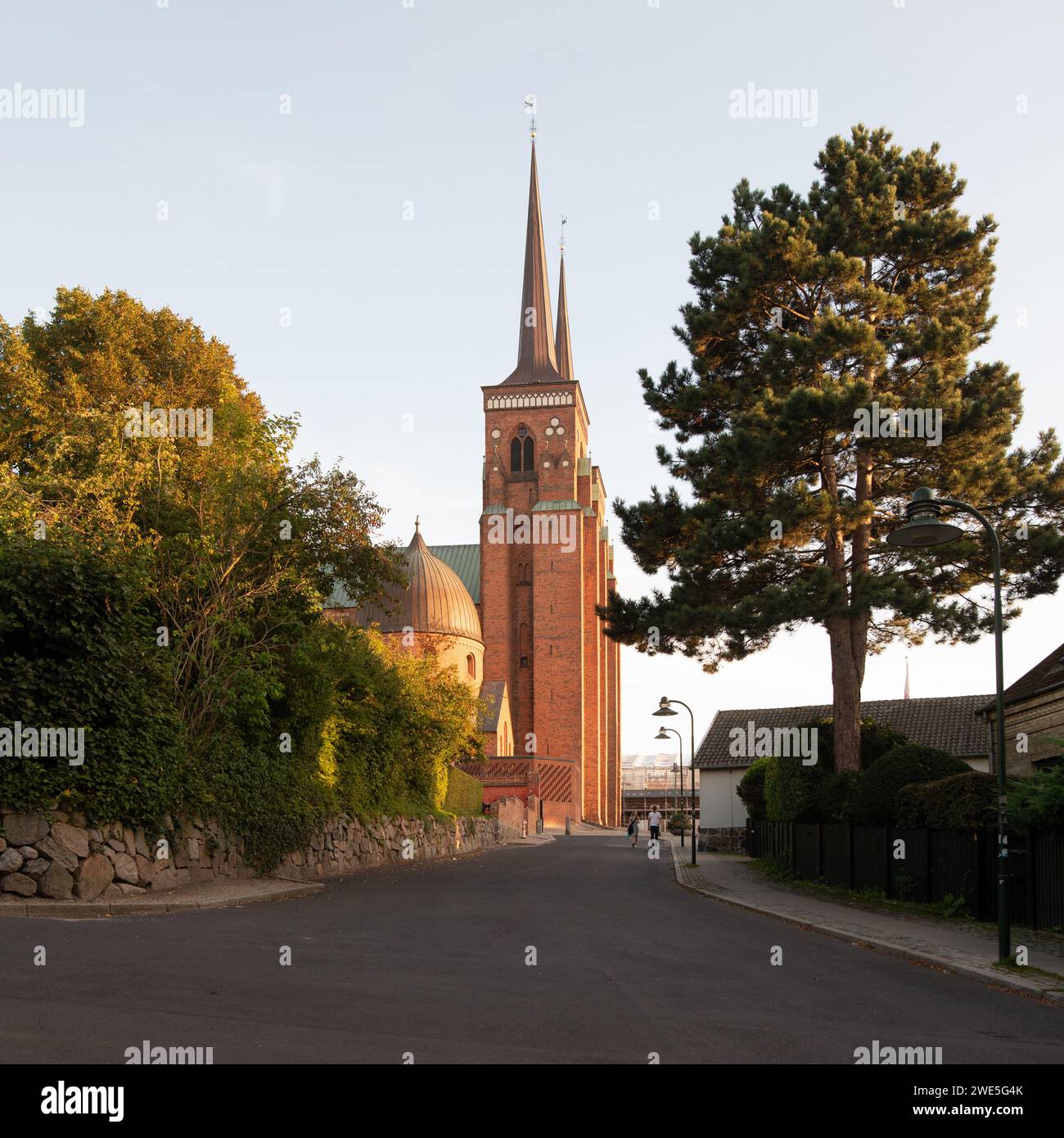 The 13th century Roskilde Cathedral is the first brick church in ...