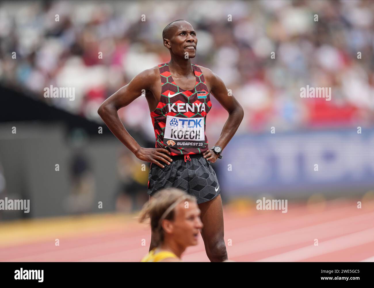 Simon Kiprop KOECH participating in the 3000 METRES STEEPLECHASE at the ...