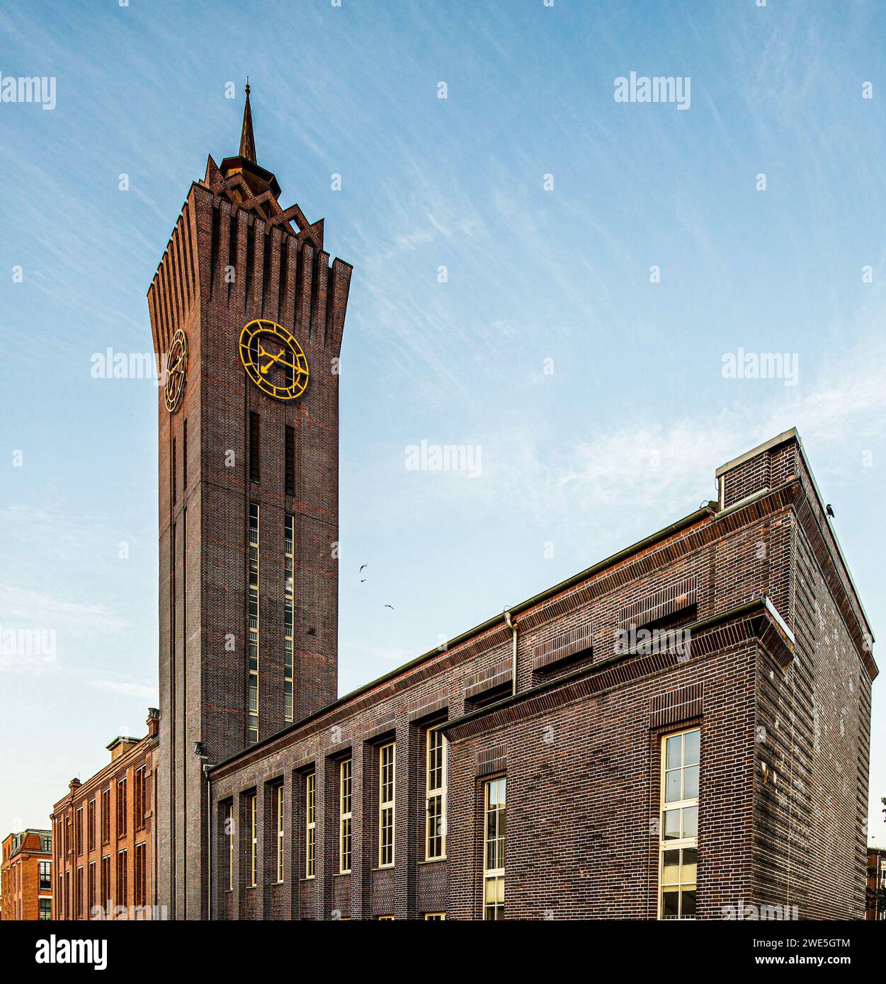 Industrial Heritage Route: Clock tower of the Schubert machine factory ...