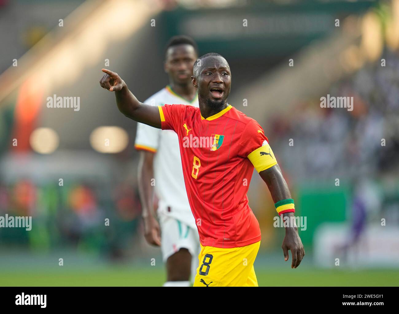 January 23 2024: Naby Deco Keita (Guinea) // during a African Cup of ...