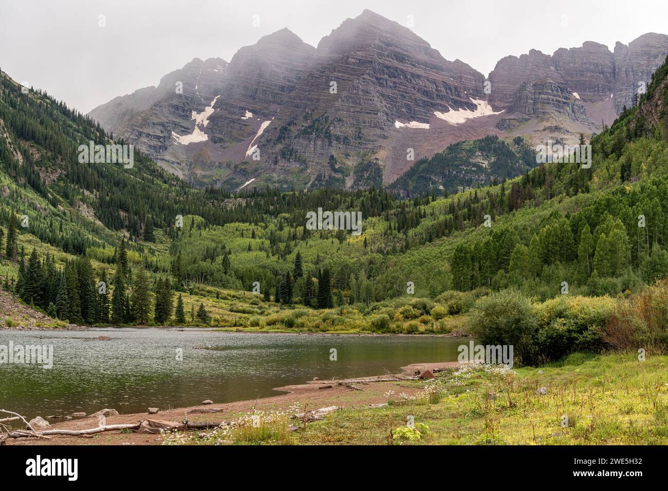 The Maroon Bells in Aspen Colorado Stock Photo - Alamy