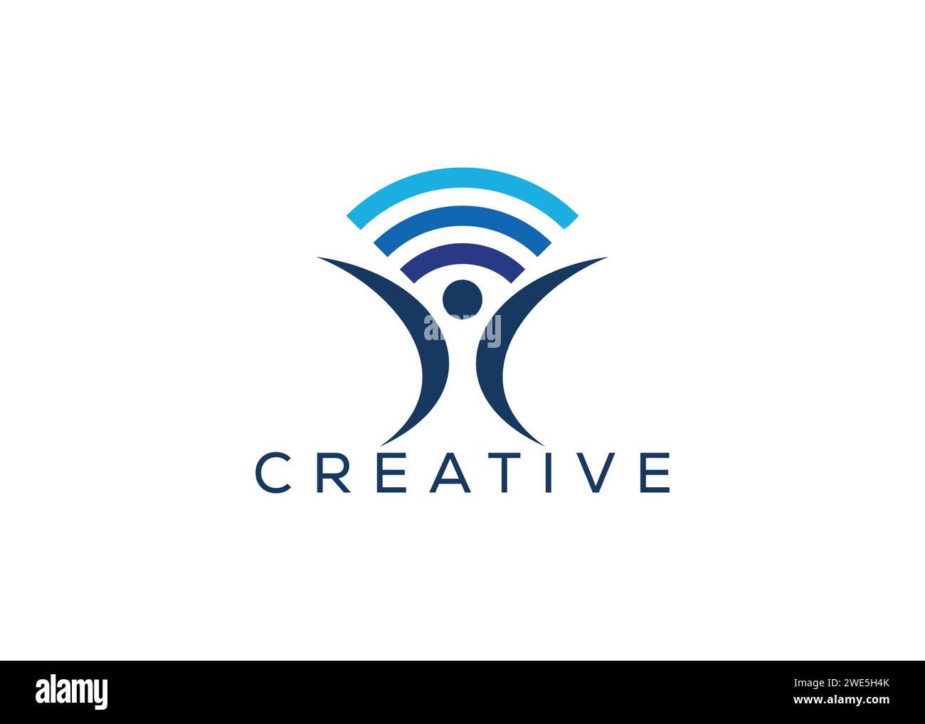 Man circle logo vector hi-res stock photography and images - Alamy