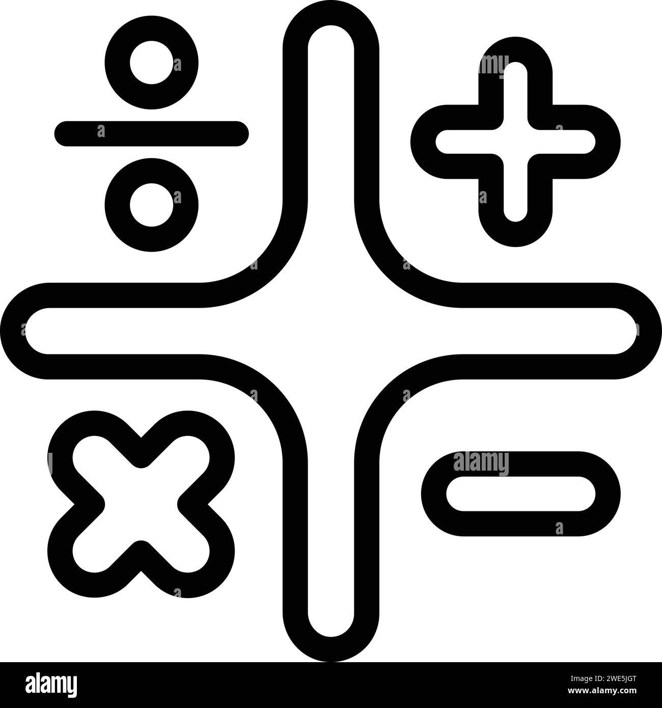 Kid mathematics icon outline vector. Learning day care. Care nanny ...