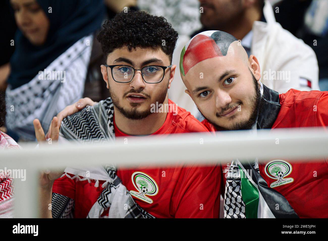 Doha, Qatar. 24 January, 2024. HONG KONG, CHINA VS PALESTINE：Group B ...