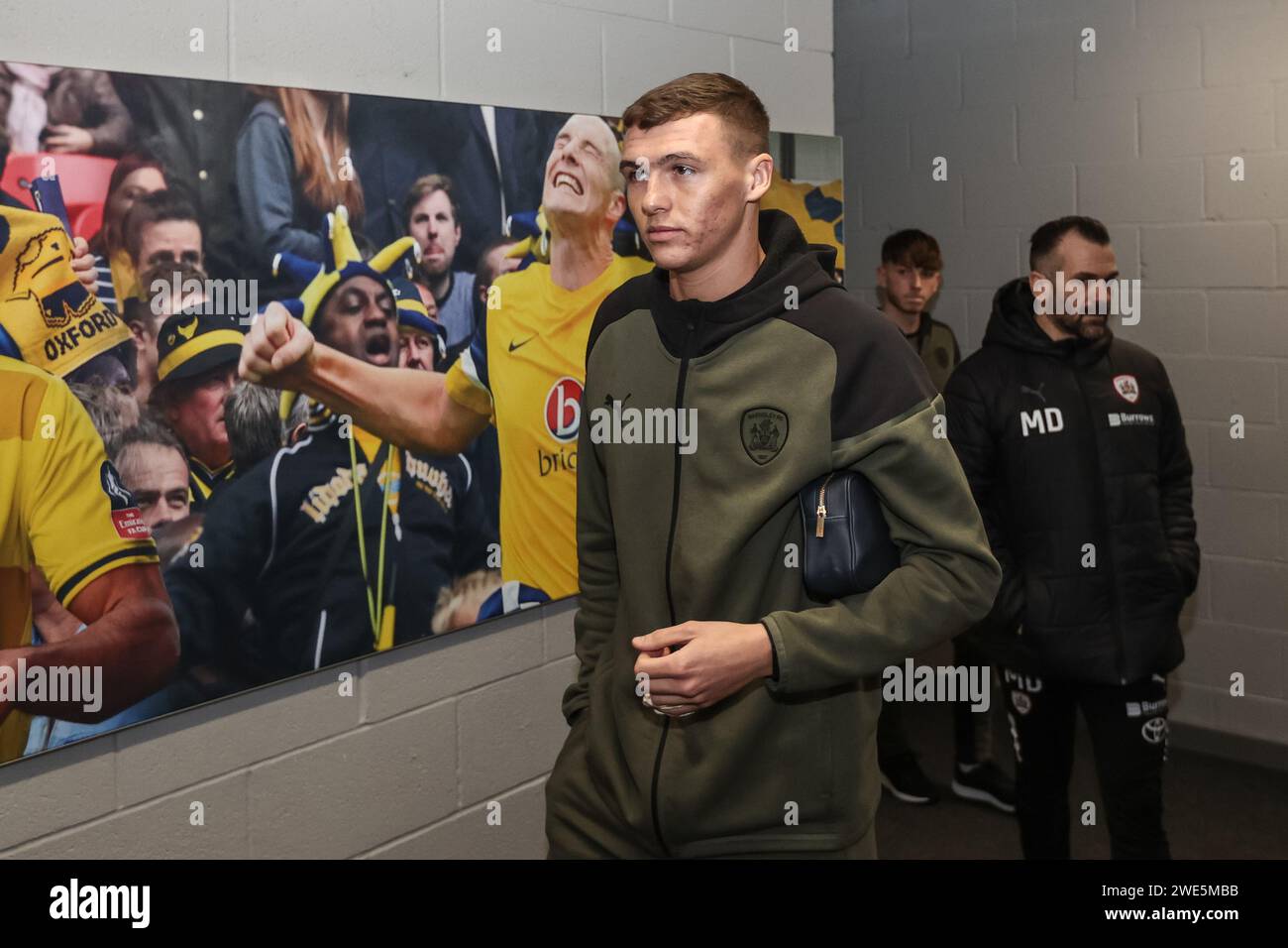 Jack Shepherd of Barnsley arrives during the Sky Bet League 1 match ...