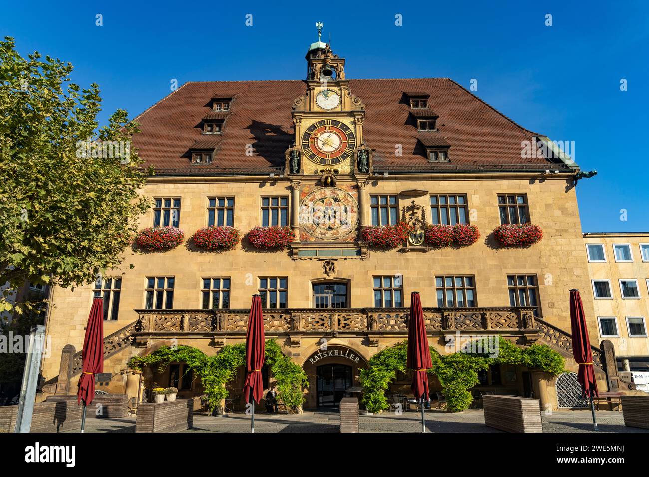 The town hall in Heilbronn, Baden-Württemberg, Germany | Stock Photo ...