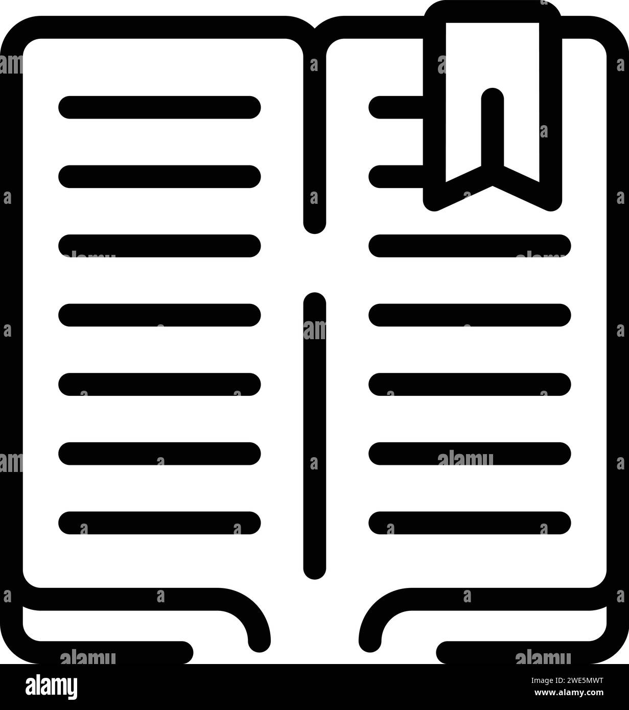 Open book outline side view Black and White Stock Photos & Images - Alamy