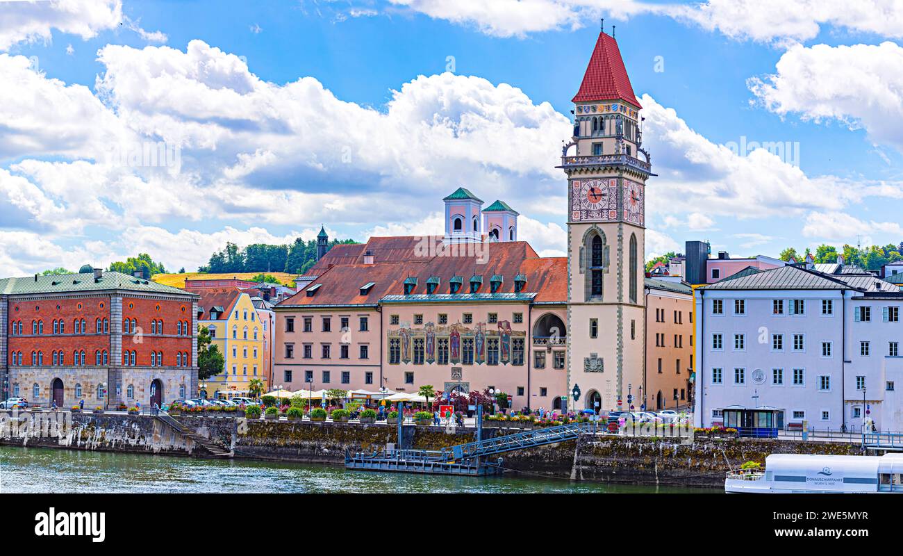 Passau old town hall rathausplatz hi-res stock photography and images ...