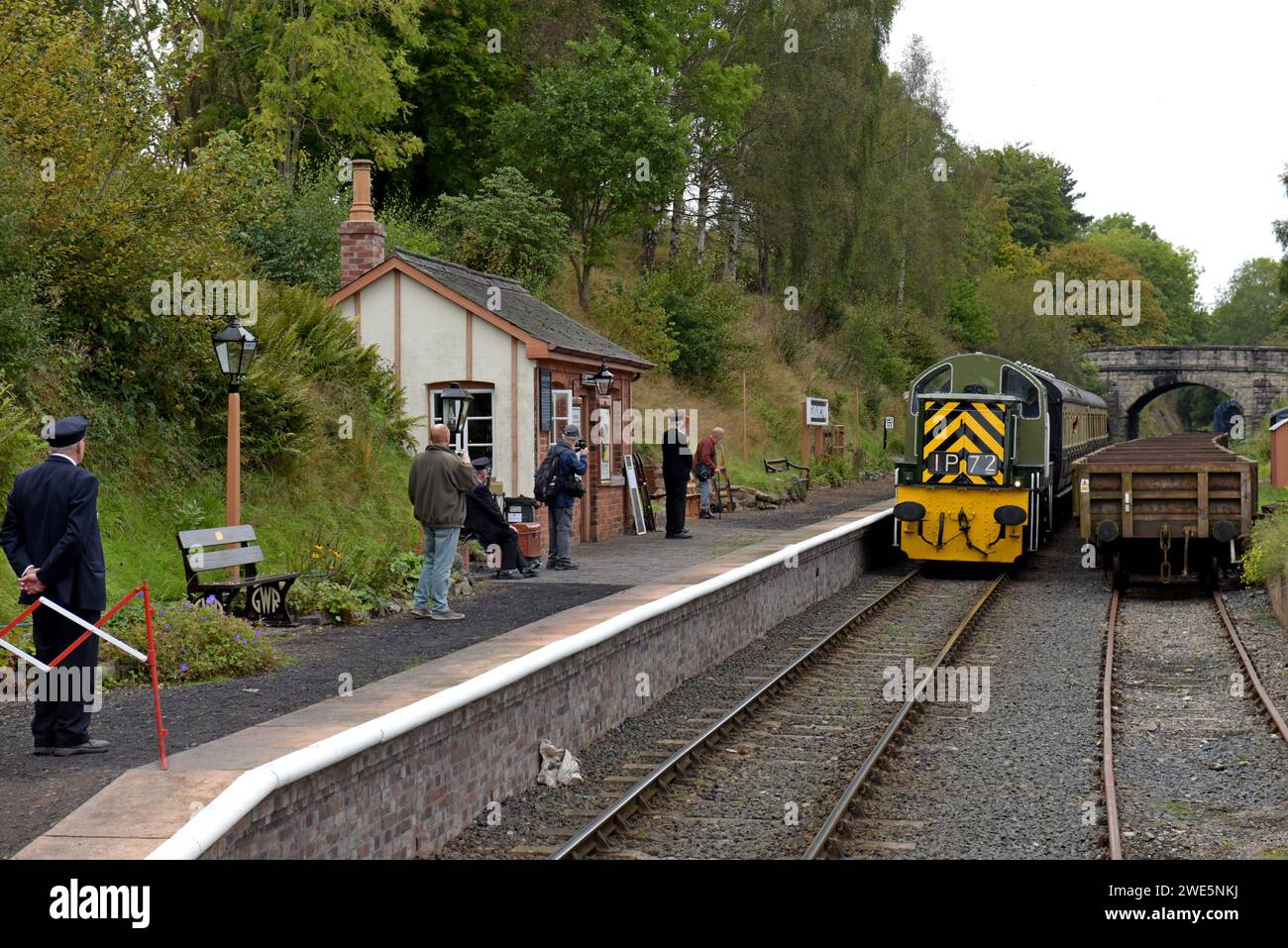 Preserved Ex British Rail Class 14 diesel loco at the recently reopened ...