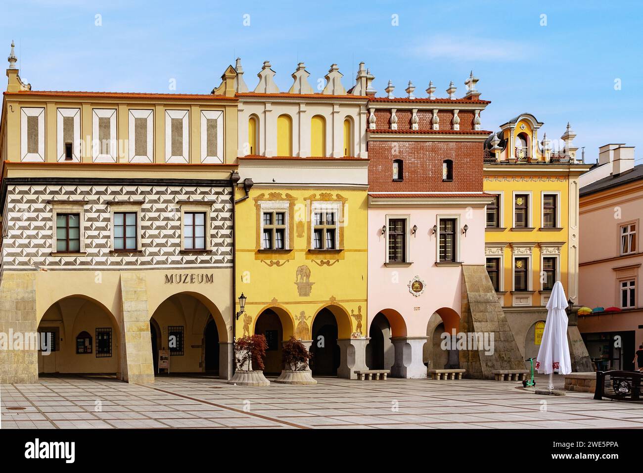 Regional museum and arcade houses of the Renaissance at Rynek in Tarnów ...