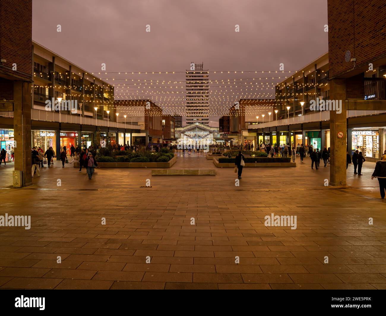 Coventry Christmas market and ferry wheel Stock Photo - Alamy