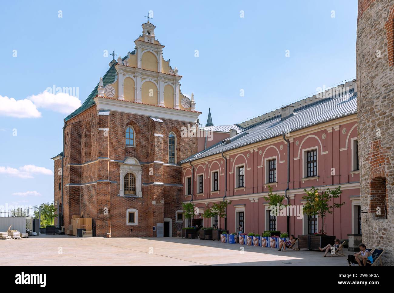 Lublin Castle (Zamek Lubelski), Romanesque tower and Church of the Holy ...