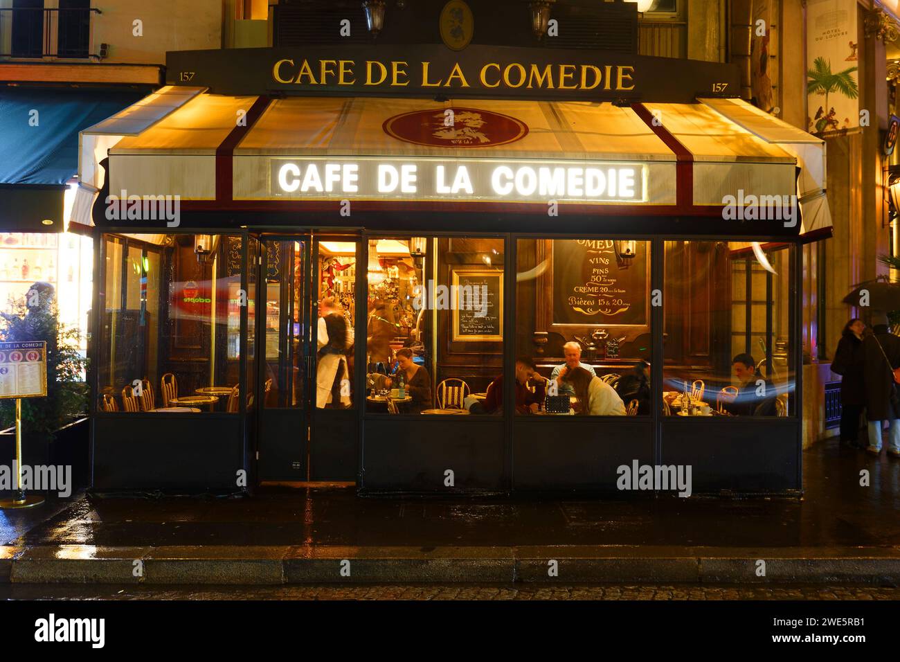 The traditional French Cafe de la Comedie is located within walking ...