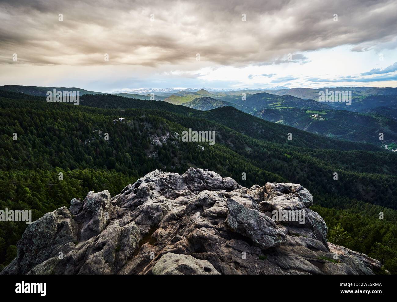 View from Panorama point, Boulder, Colorado Stock Photo - Alamy
