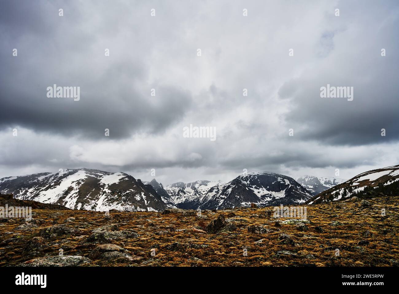 Landscape of Rocky Mountain National Park, Colorado Stock Photo - Alamy