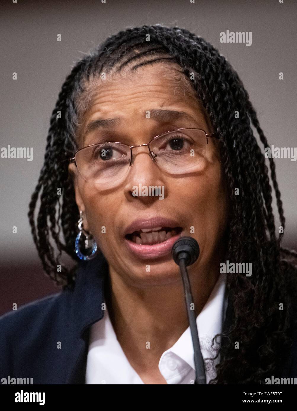 Aprille Joy Ericsson appears before a Senate Committee on Armed ...