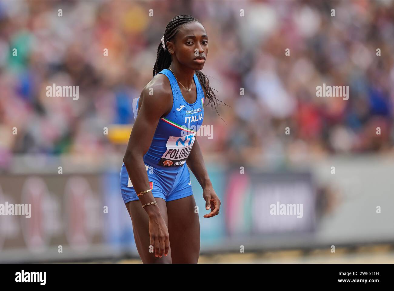 Ayomide Folorunso participating in the 4x400 m Relay at the World ...