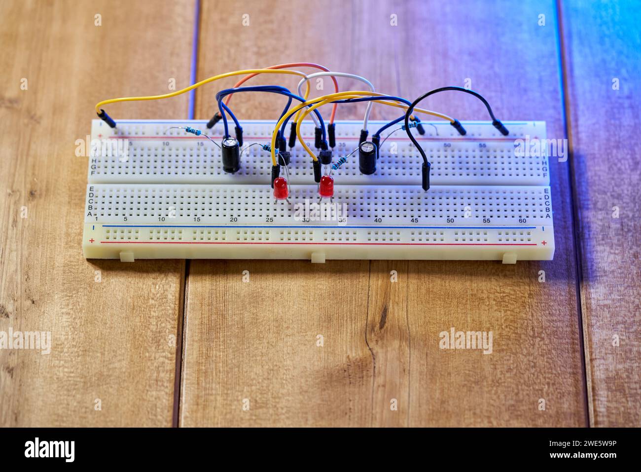 Breadboard circuit led hi-res stock photography and images - Alamy
