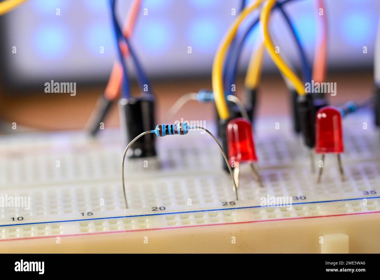 Breadboard circuit led hi-res stock photography and images - Alamy