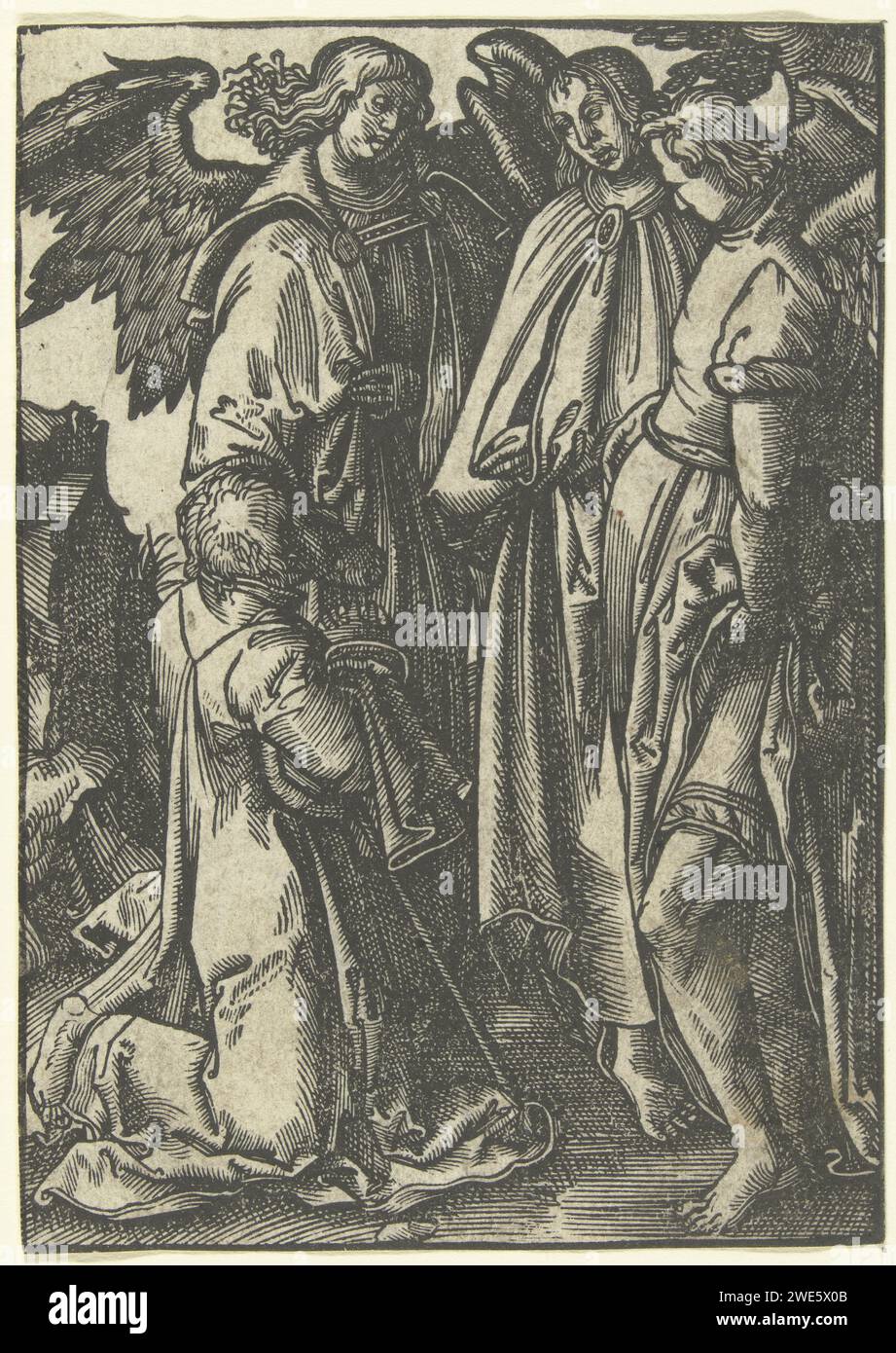 Abraham kneeling hi-res stock photography and images - Alamy