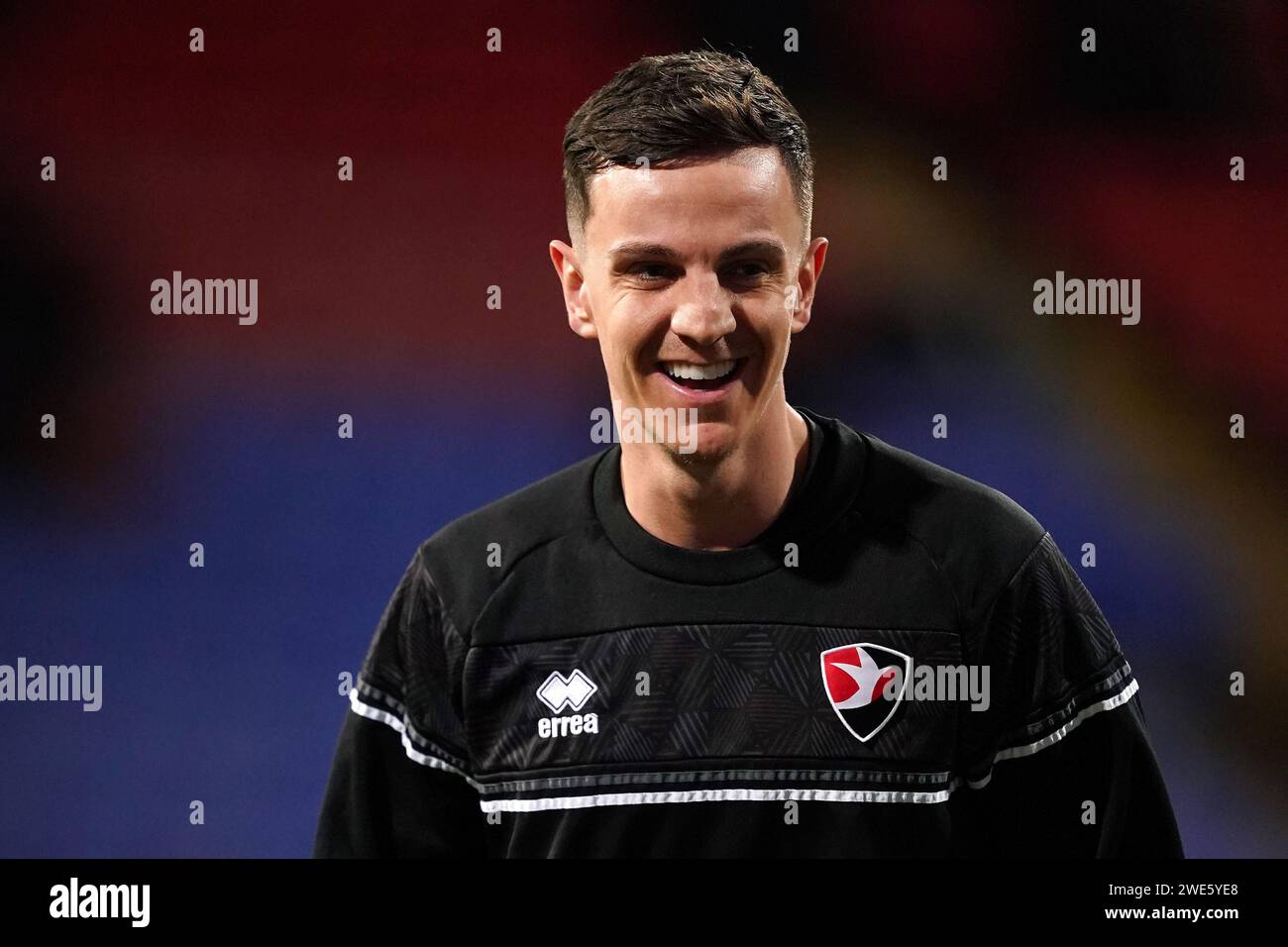 Cheltenham Town's Josh Harrop ahead of the Sky Bet League One match at ...