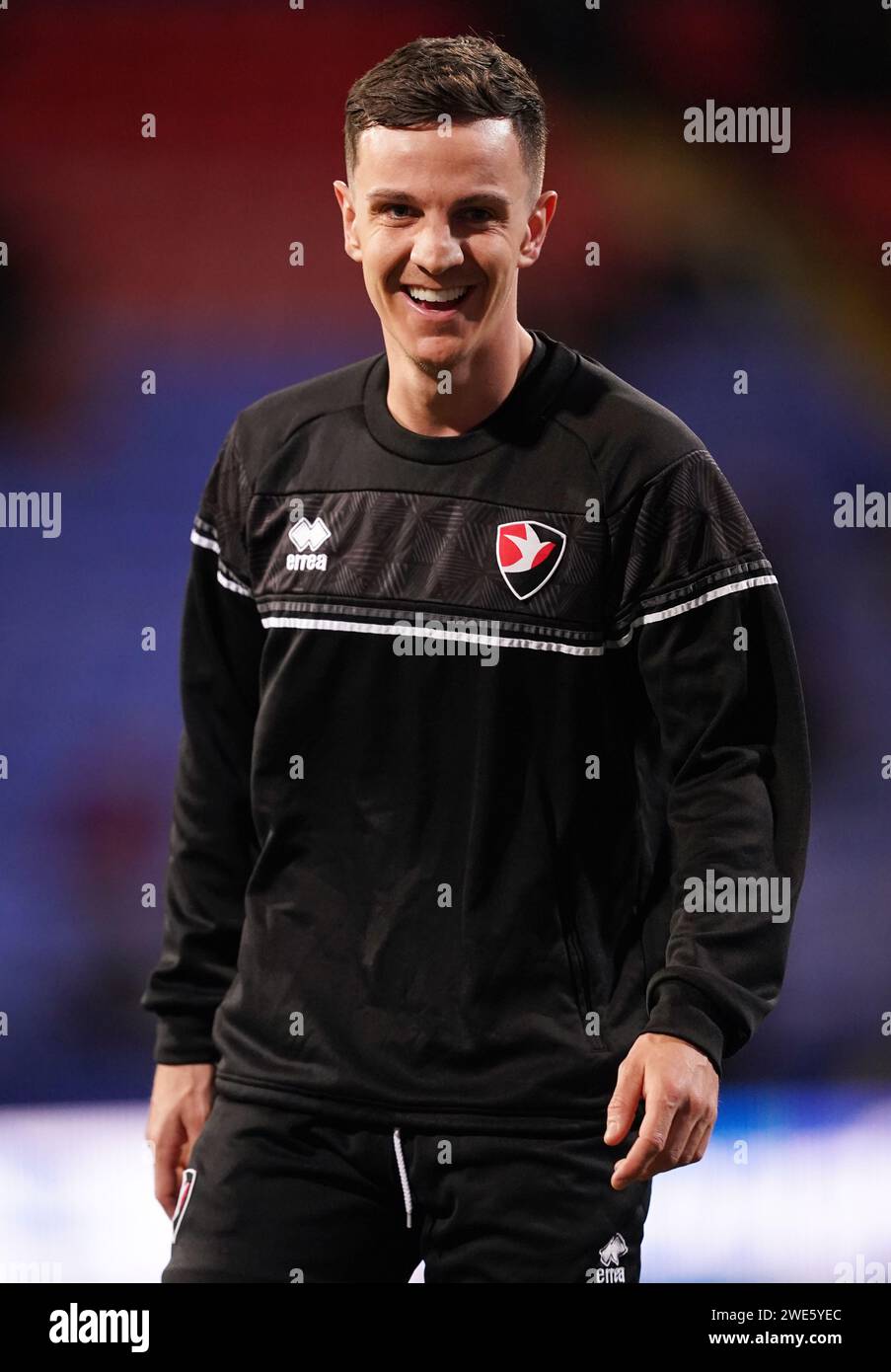 Cheltenham Town's Josh Harrop ahead of the Sky Bet League One match at ...