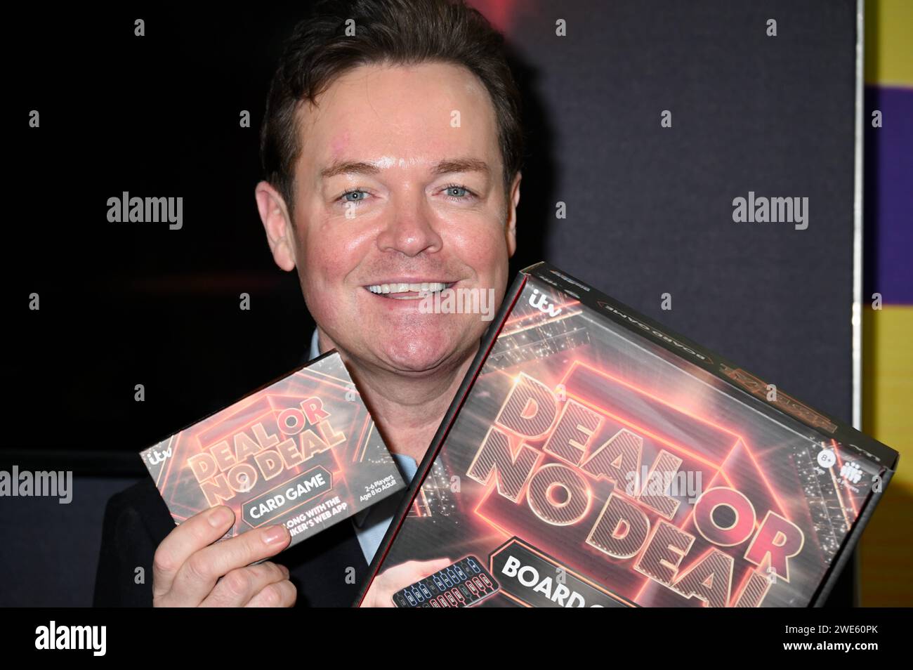 Stephen Mulhern with Deal or No Deal Games, ToyFair, Olympia, London ...