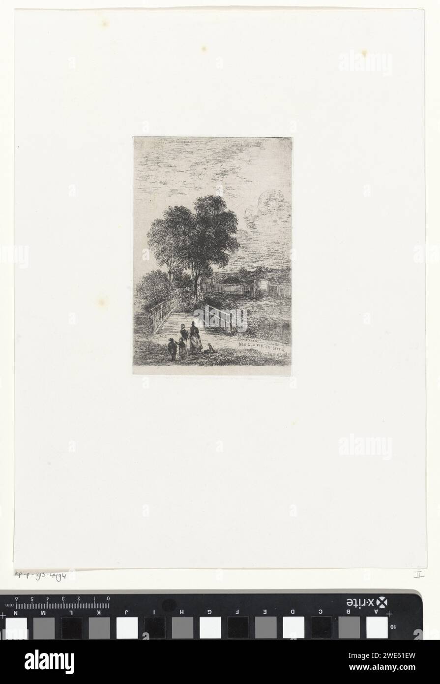 Bridge over the Jeker in Maastricht, Alexander Schaepkens, 1830 - 1899 ...