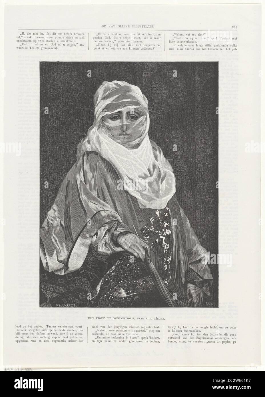 A woman from Constantinople, Alphons de Lang, After H. Bogaerts, After ...