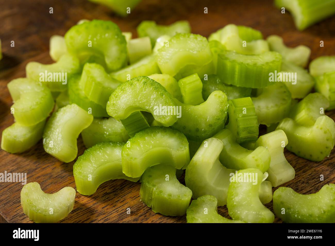 Celery stalk diced hi-res stock photography and images - Alamy