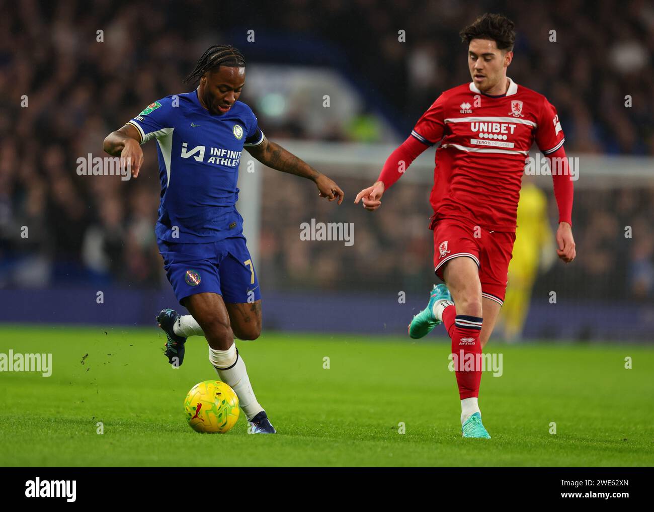 Stamford Bridge, Chelsea, London, UK. 23rd Jan, 2024. Carabao Cup ...