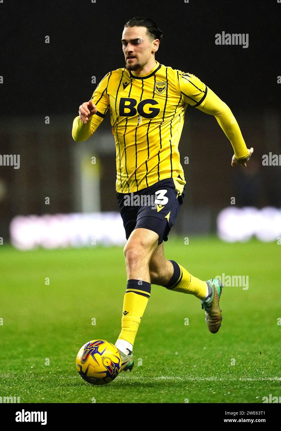 Oxford United's Ciaron Brown in action during the Sky Bet League One ...