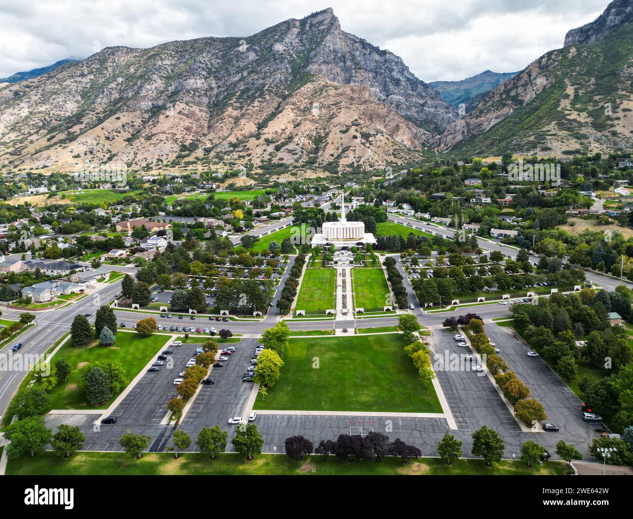 Aerial provo utah lds temple hi-res stock photography and images - Alamy